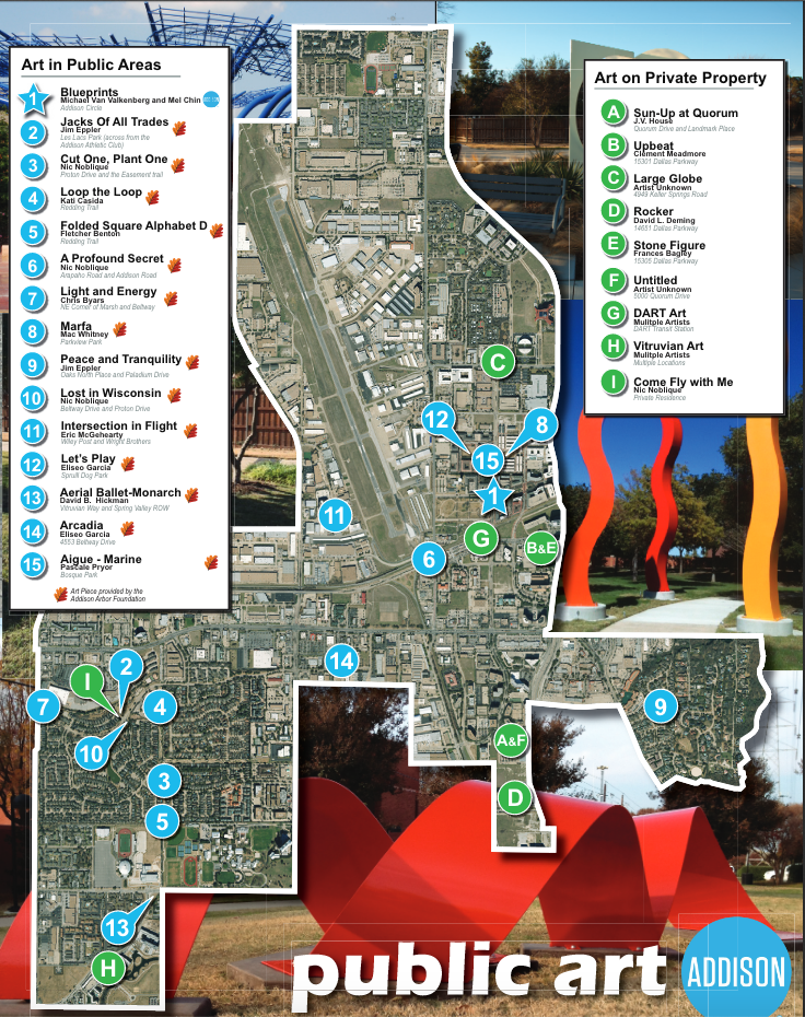 Public Art Projects in Addison TX | Addison Arbor Foundation